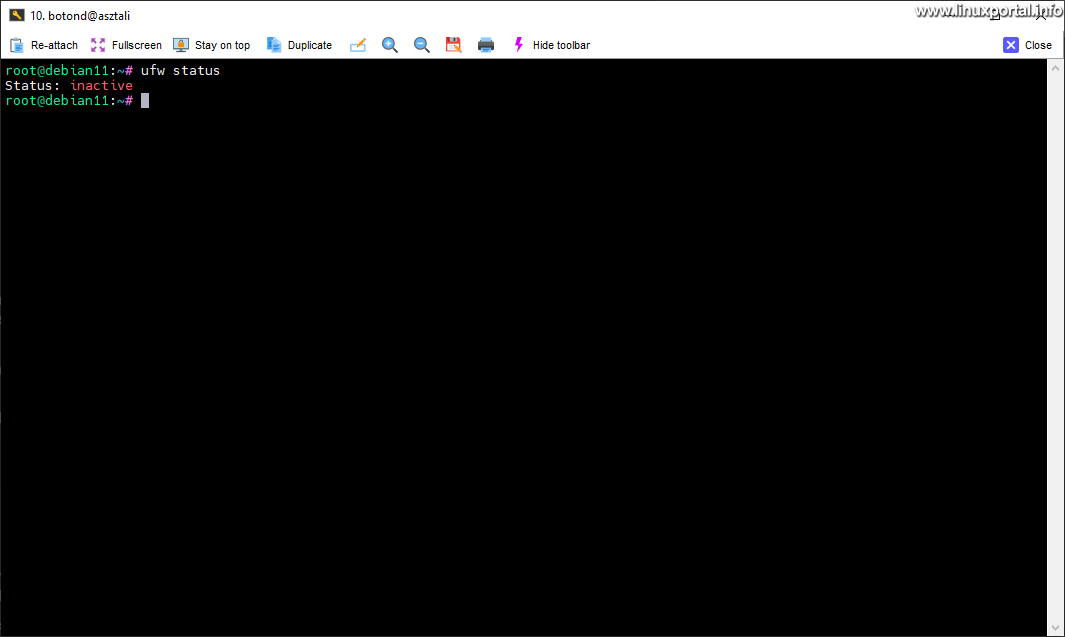 Installing Basic Configuring And Using A Ufw Firewall On Debian Ubuntu Systems Linuxportal